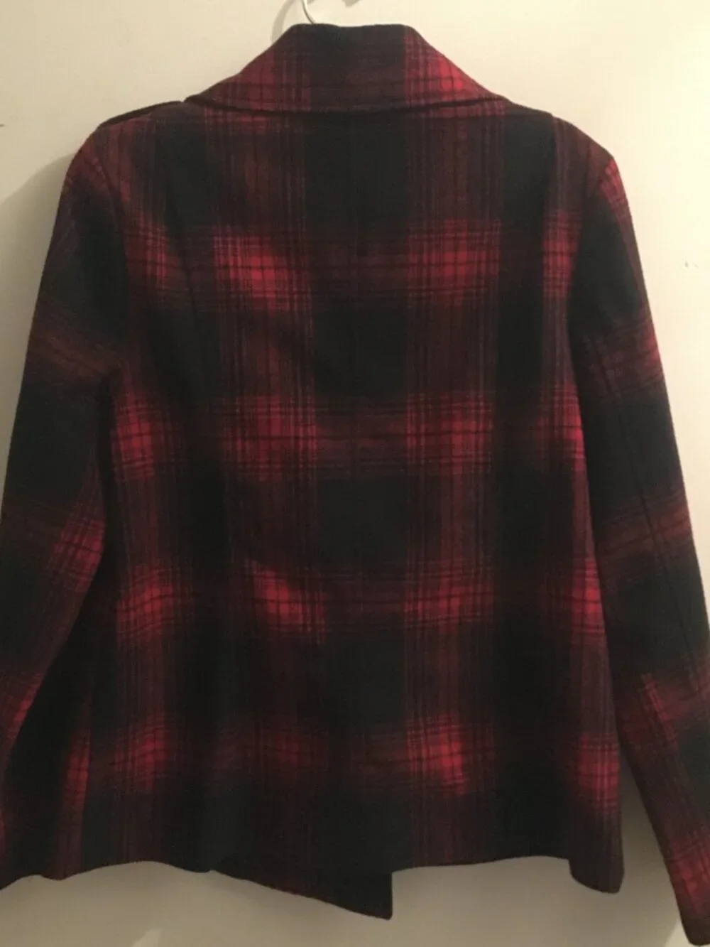 Old Navy | Jackets & Coats | Old Navy Peacoat Dark Navy Blue And Red ...